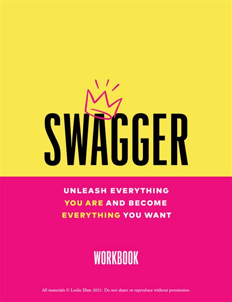Swagger The Book Archives Leslie Ehm