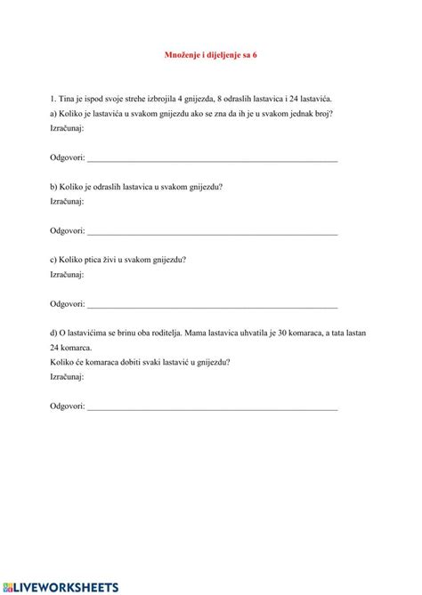 Učitelj Worksheet Live Worksheets
