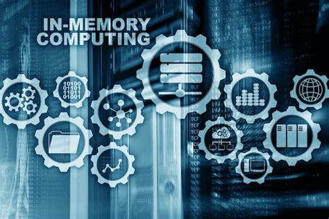 Premium Photo Blue Inmemory Computing Technology Calculations Concept Highperformance Analytic