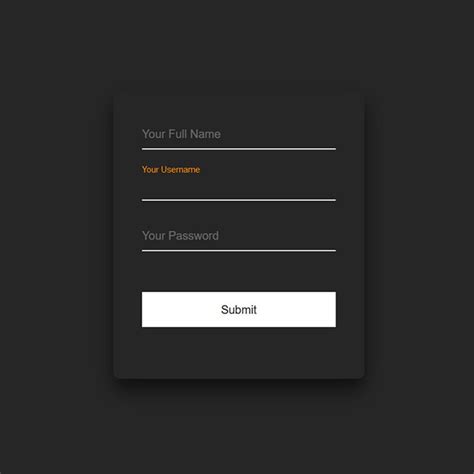 Login Form With Floating Label Animation Login Form Css Animation Examples Web Design