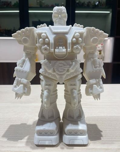 Prototype Mechnoiz Toys Black Ace Mk2 Vinyl Action Figure Test Shot