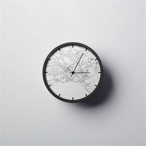 Nairobi Modern Wall Clocks City Map Wall Clocks Point Two Design
