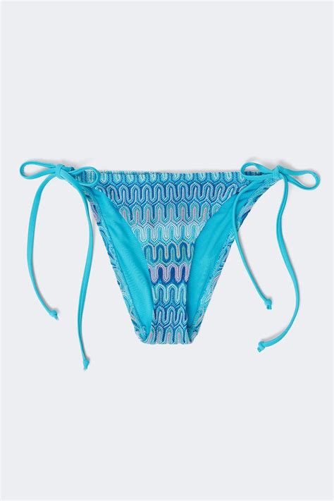 14 Ocean Cheeky Bikini Bottom Blauw Gina Tricot