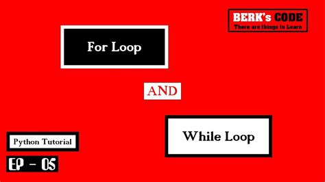 Python Tutorial Ep5 For Loop And While Loop In Tamil Youtube