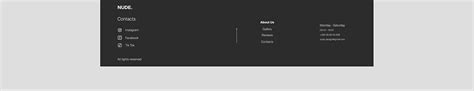 Landing Page Nude Design Studio Behance