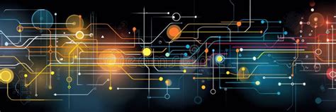 digital pathways illustrate machine thinking patterns in a vibrant display of technology and