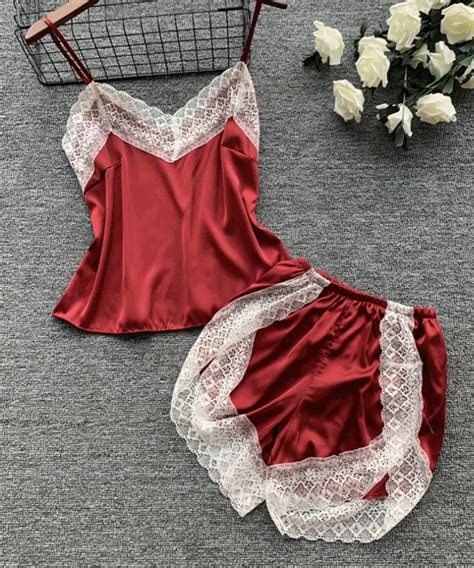 [당일배송] 러블리 파자마세트 5color 섹시 여자 속옷 집콕 롱슬립 원피스 잠옷 원피스 슬립 원피스 파자마 슬립세트 란제리 실크 슬립나시 레이스 홈웨어 에이블리