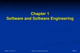 PPT Chapter Software And Software Engineering PowerPoint Presentation ID