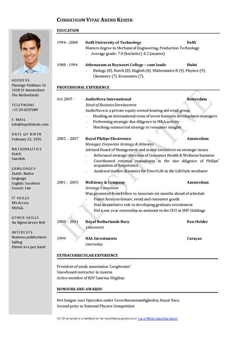 Latest Resume Format In Ms Word Williamson