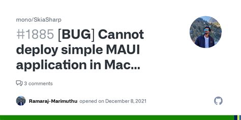 Bug Cannot Deploy Simple Maui Application In Mac Catalyst With