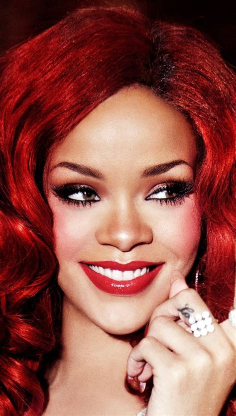 Rihanna Red Hair Wallpaper