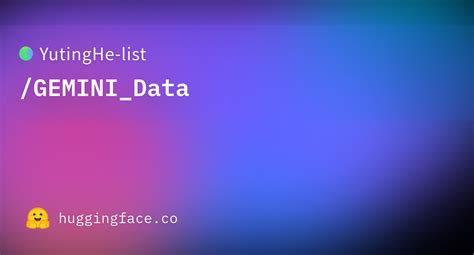 yutinghe list gemini data at main
