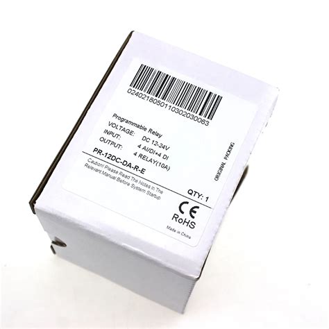 Plc Programmable Logic Controller Plc Programming Controller Micro Plc System Pr 12dc Da R E In