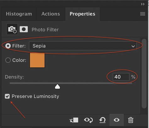 how to add a sepia tone in photoshop sepia filter tutorial