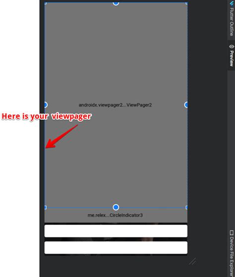 android constraint layout with viewpager2 occuping full screen