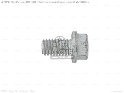 ベント ネジ M6x10 Cplをktmに Cmsnlで注文
