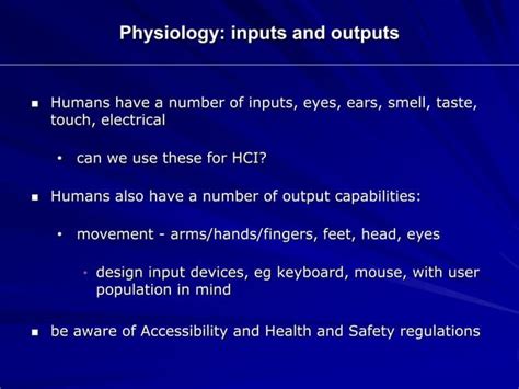 Introduction And Human Information Processing Lecture Ppt