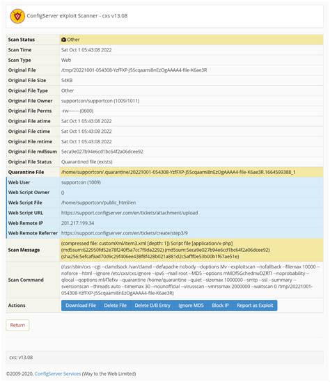 Configserver Exploit Scanner Cxs Configserver Services