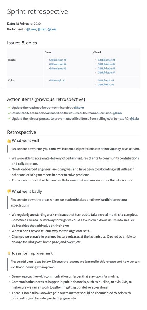 How To Run A Sprint Retrospective Meeting With Examples