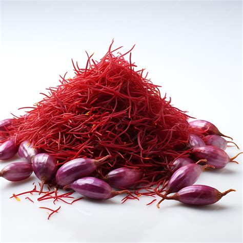 Premium Photo Isolated Of Organic Saffron A Precious Spice Revered