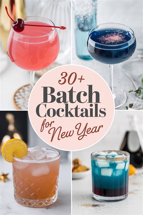 Batch Cocktails Recipes Food On