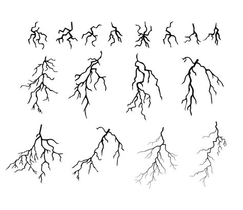 Lightning Svg Bundle Png Pdf Flash Svg Lighting Silhouette Thunder Svg Lighting Clipart