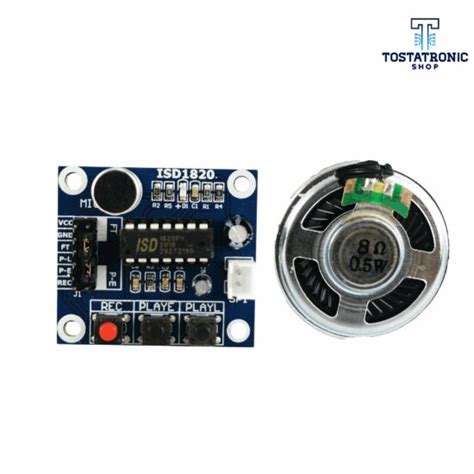 Isd1820 Módulo Grabador De Voz Para Grabar Y Reproducir Tostatronic