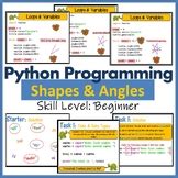 Computer Coding In Python WorkBook Creating Shapes Computer Science