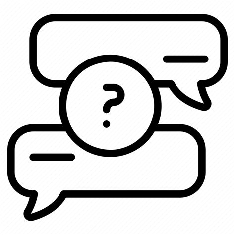 Faq Question Chat Talk Conversation Answer Forum Icon Download On Iconfinder