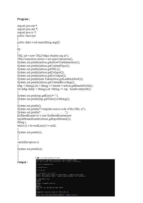 Java Prac 15 Thank You Program Import Java Import Java Import Java Public Class Xyz