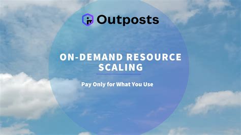 On Demand Resource Scaling Pay Only For What You Use