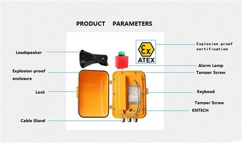 Explosion Proof Telephone ATEX Iecex EX Proof KNEX