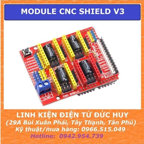 Module Arduino Cnc Shield V3 Linh KiỆn ĐiỆn TỬ ĐỨc Huy 29a BÙi XuÂn PhÁi