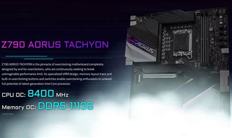 Gigabyte Z790 Aorus Tachyon Breaks Ddr5 Memory Oc World Record At Ddr5 11136 Gadget Sidekick