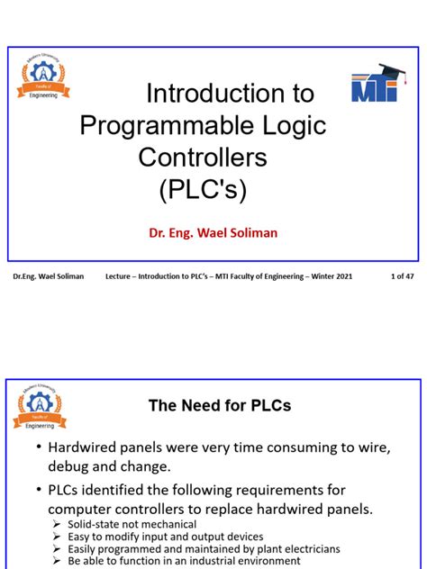 Introduction To Plc Pdf Programmable Logic Controller Inputoutput