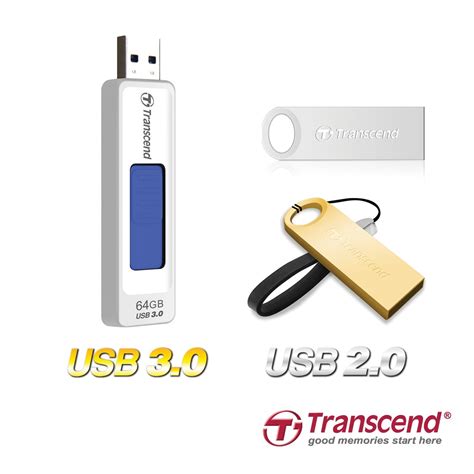 Transcend Debuts Two New 64GB USB Flash Drives In USB 2 0 And 3 0