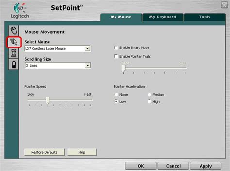Customizing My Lx 710 Mouse With Logitech Software Setpoint Logitech Support Download