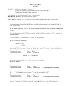 Density