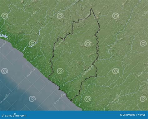 River Cess Liberia Wiki No Legend Stock Illustration Illustration Of Stereographic Border