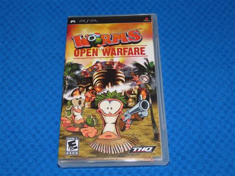 Worms Open Warfare Sony Psp Video Game Complete With Game Case And