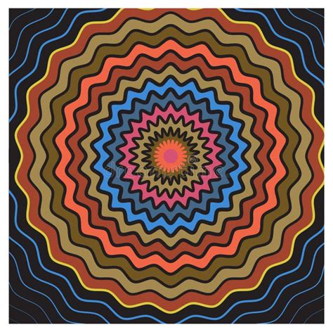 Concentric Circle Elements Element For Graphic Web Design Template For Print Textile