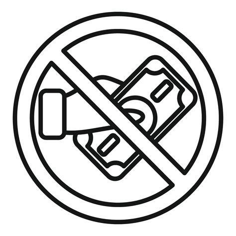 Stop Money Theft Icon Outline Vector Secure Attack Hacker 40269737 Vector Art At Vecteezy