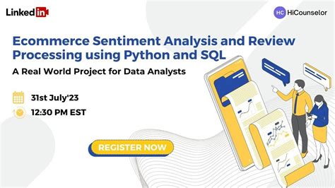 python and sql live project for dataanalyst in ecommerce sentiment analysis l review