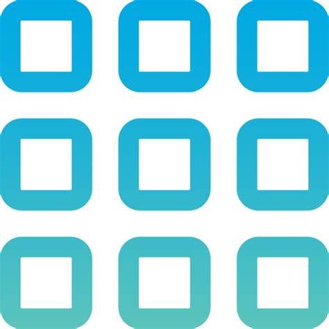 Menu Generic Gradient Icon