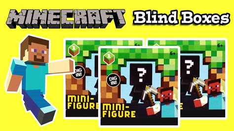 Minecraft Blind Bags Boxes Opening YouTube