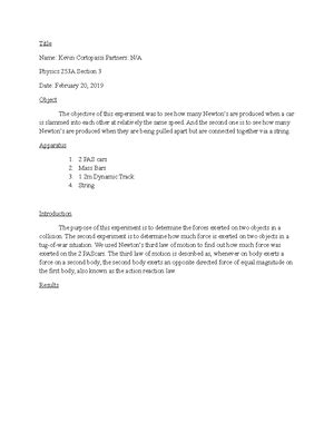 Lab Report Determination Of Pi 5 How To Write The Lab Report Sample Instruction Experimental
