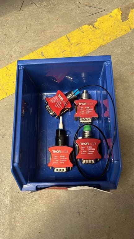 3 X Thorlabs S154c Compact Photodiode Power Sensor Ingaas Auction 2037 5056088 Grays Australia