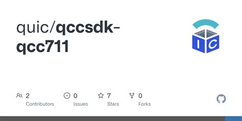 Github Quicqccsdk Qcc711