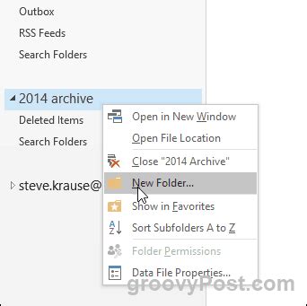 How To Create A PST File For Outlook 2016