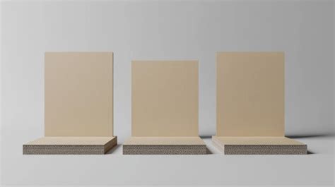 Cardboard Floor Display Empty Pos Stand Mockup For Advertisement 3d Rendering Premium Ai